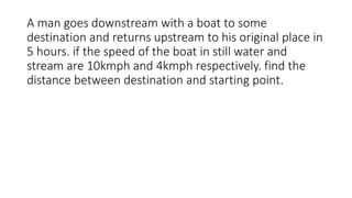 Boat and Stream practice set-1 ppt .pptx