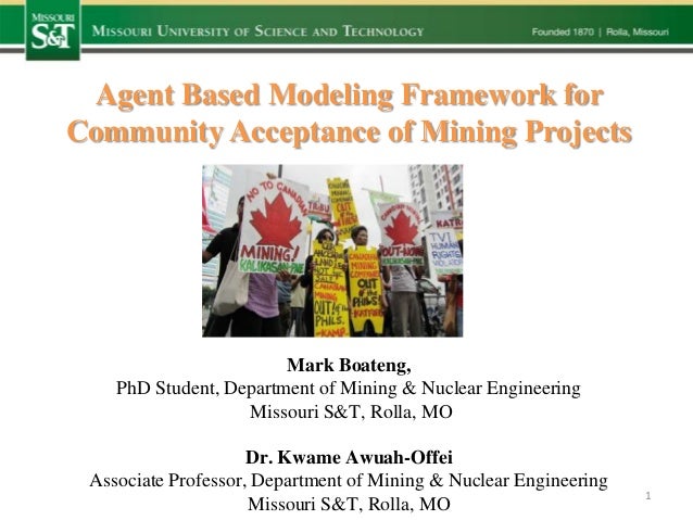 An Agent Based Modeling Framework for Community Acceptance of Mining