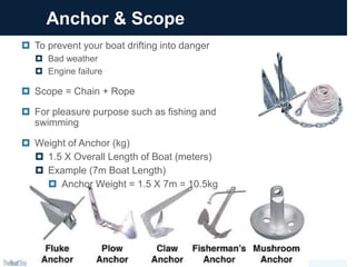 Boating equipment | PPTX