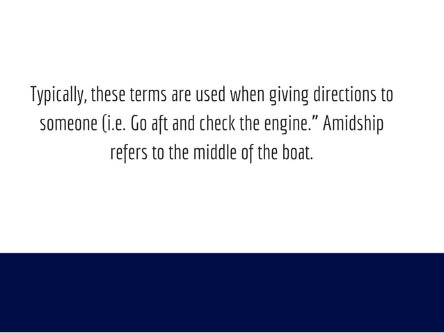 Boating Terminology: The Basics | PDF