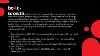 BOAT marketing strategies impact on consumer | PPTX