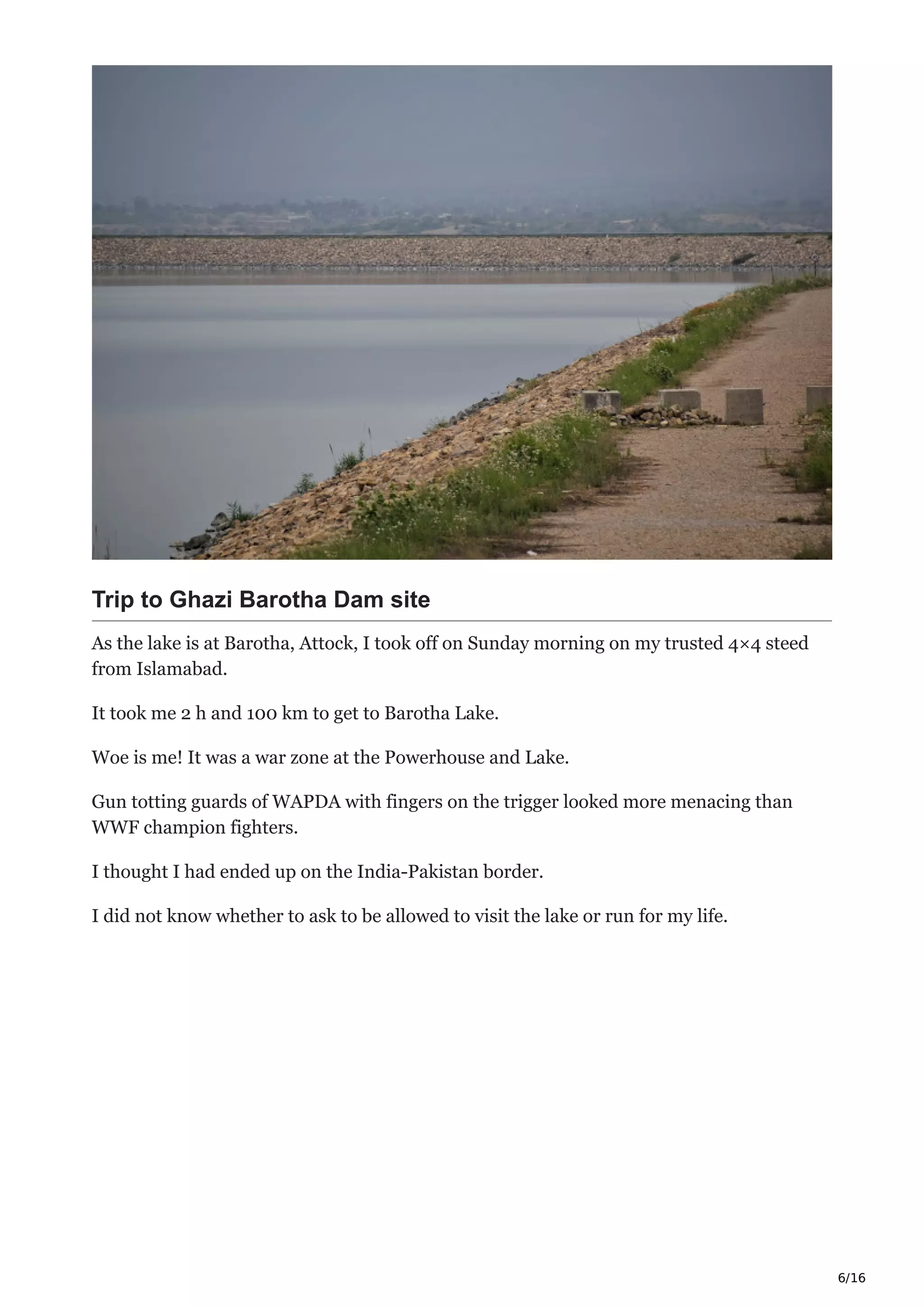 Boat ride at ghazi barotha dam attock | PDF