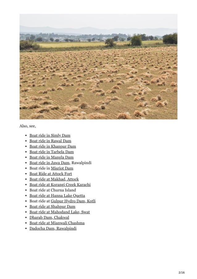 Boat ride at ghazi barotha dam attock | PDF | Asia Travel | Travel ...