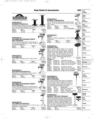 Boat seats catalog | PDF