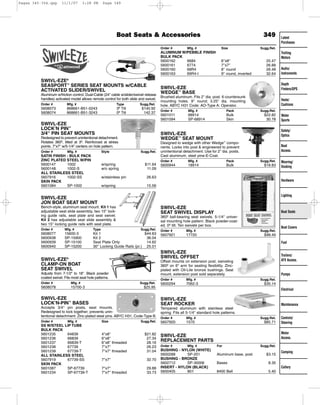 Boat seats catalog | PDF