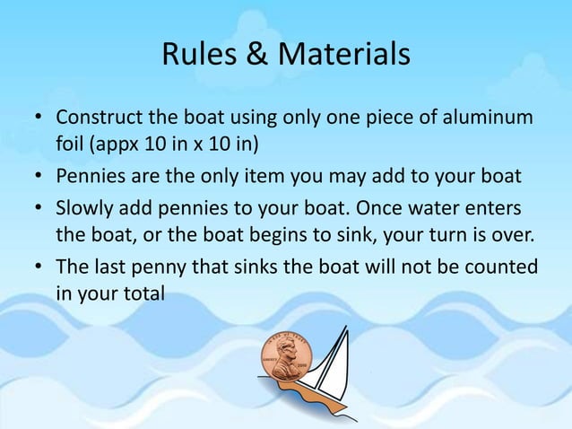 Boats&pennies | PPTX