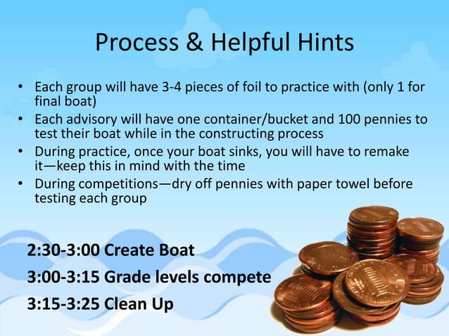 Boats&pennies | PPTX