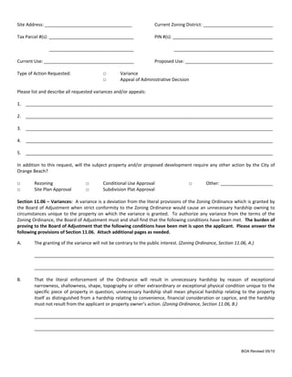 Boa Variance Application | PDF