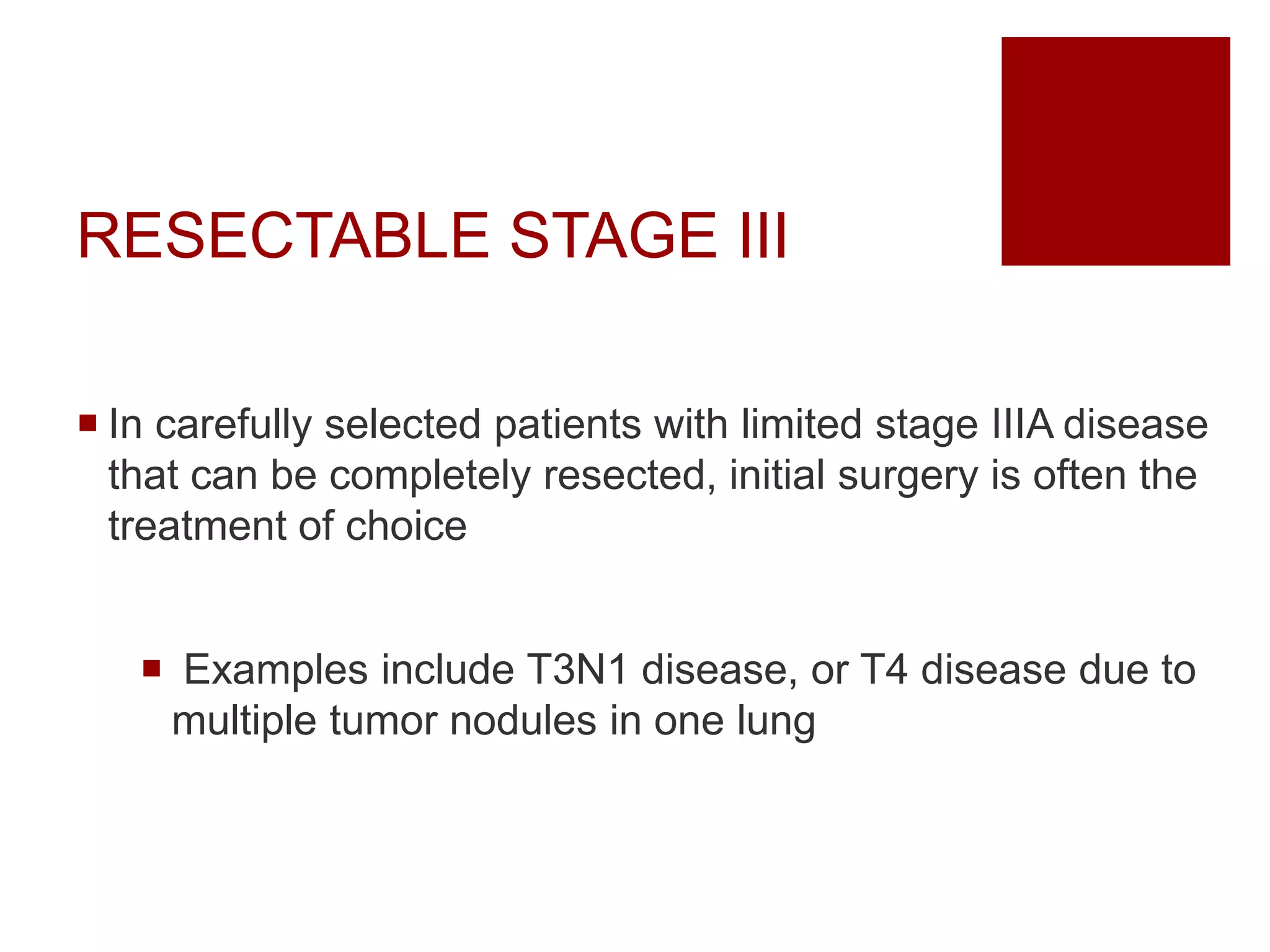 Management of Locally advanced NSCLC | PPTX