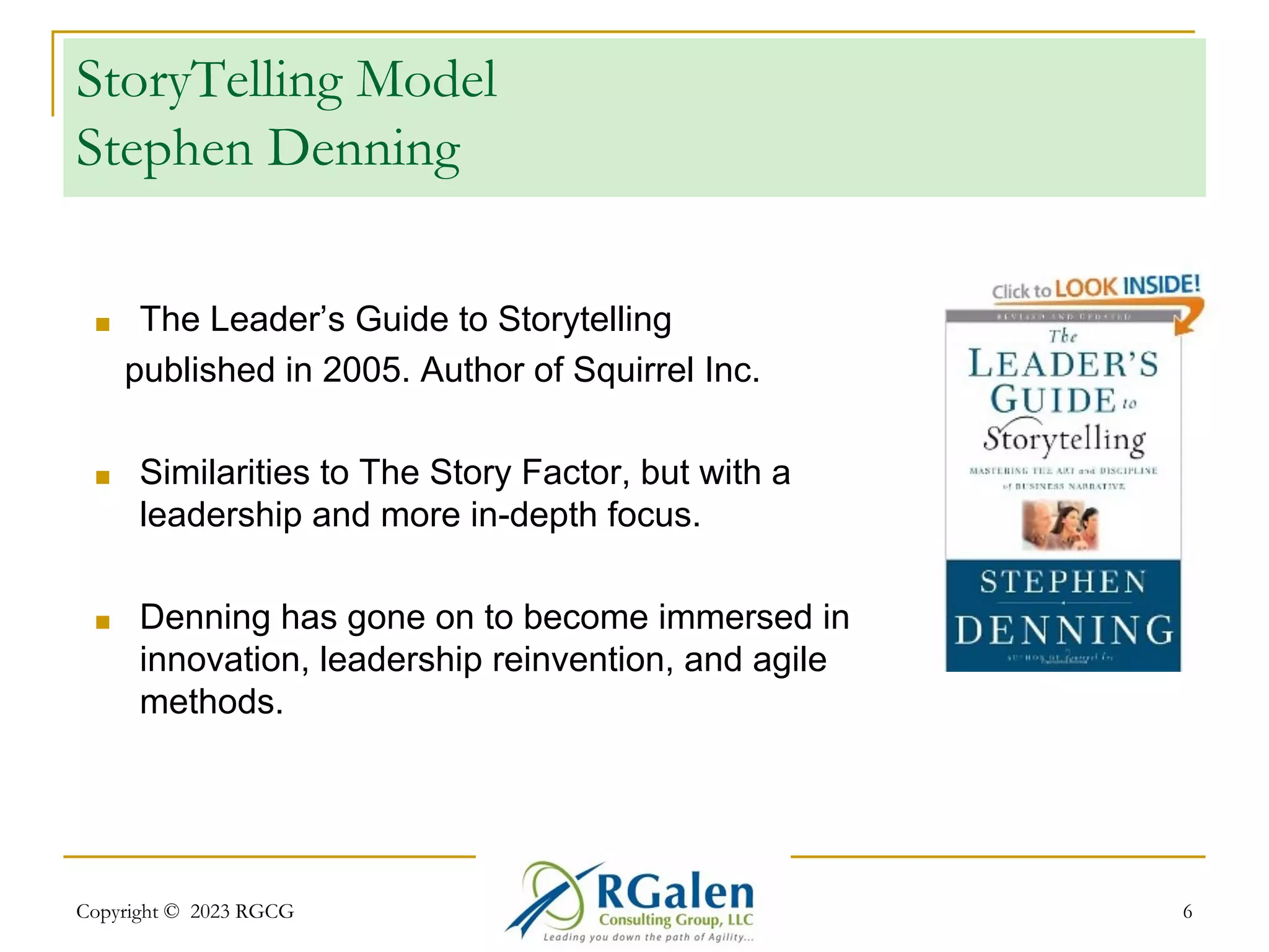 Bob Galen: An Agile Coaches’ Guide to Storytelling — Hands-on-Agile #53 ...