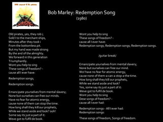 Bob Marley - Redemption Song | PPS