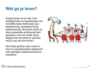 Bob model bij groepsbesluiten | PDF | Science