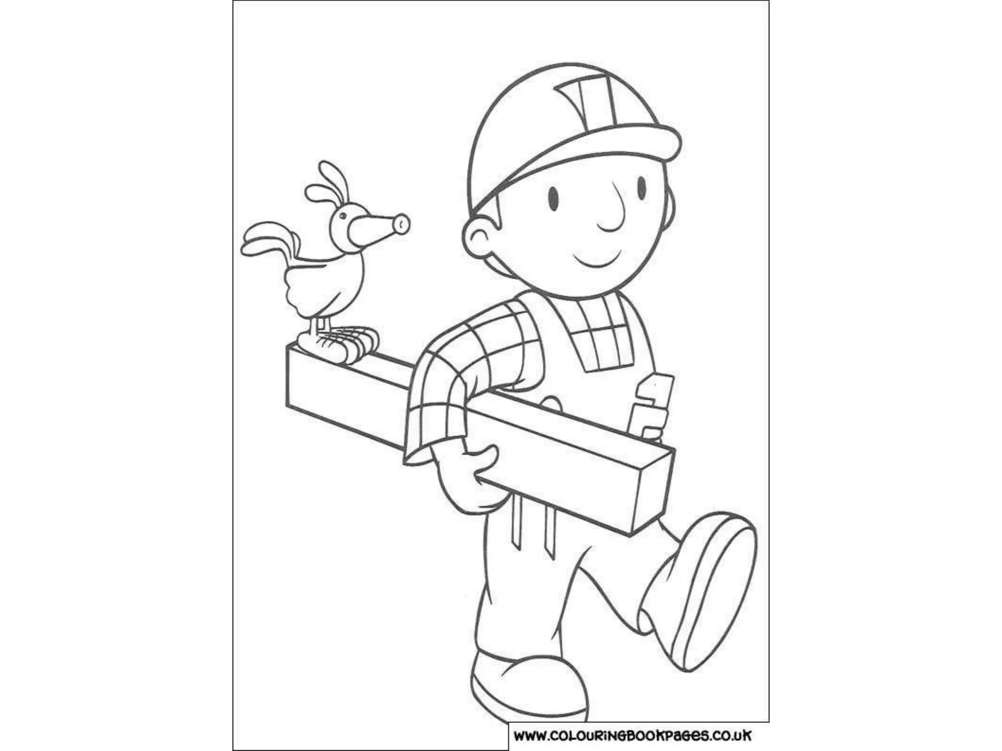 Bob the builder Colouring Pages and Kids Colouring Activities | PPSX