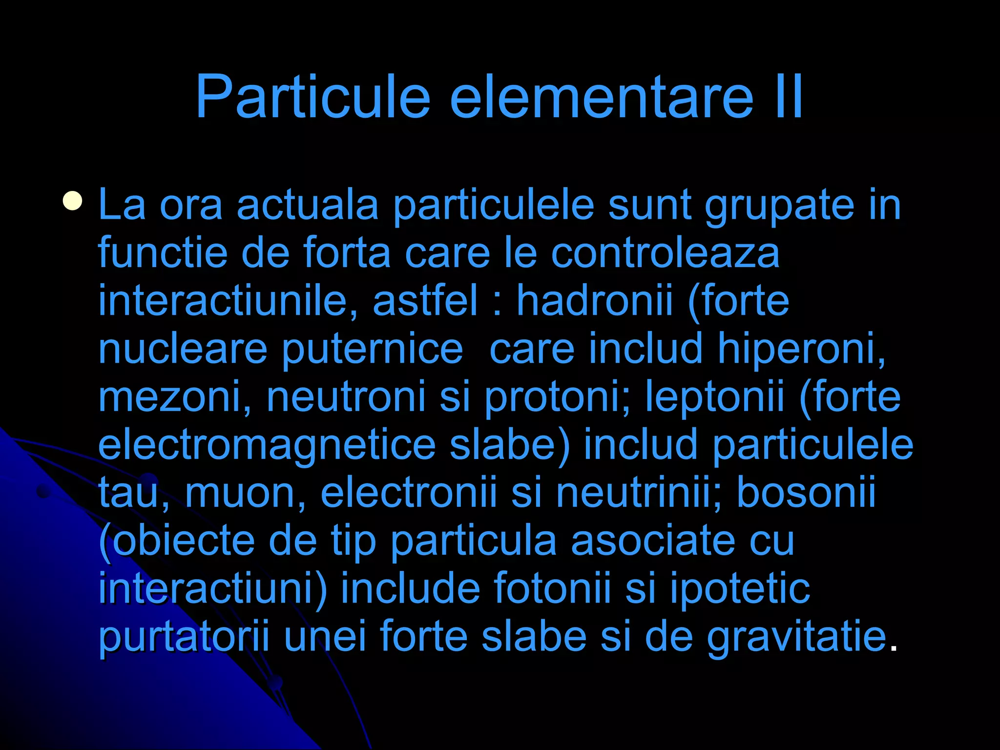 Bobanga Cristian Atomul Particula Uimitoare | PPT