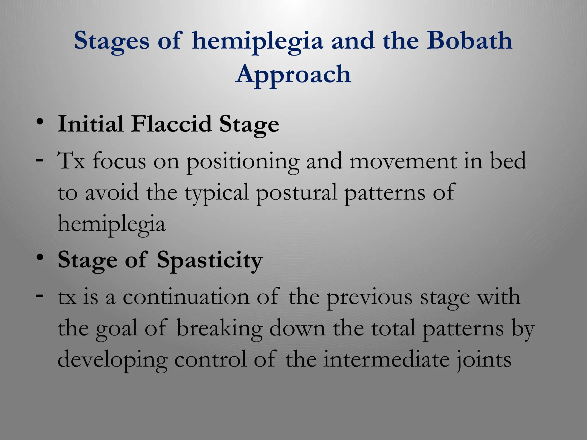 Bobath Approach in neurophysiotherapy,detail on bobath approach,note on ...