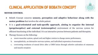 BOBATH_THERAPY_HIMANIKAUSHIK.pptx | Physical Therapy | Wellness