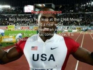 Bob beamon jose luis | PPTX