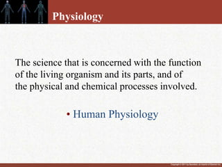 Physiology- Generalities | PPT