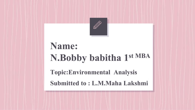 Importance Of Environmental Analysis PPT importance-of-environmental-analysis-ppt