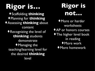 Rigor & Relevance | PPT