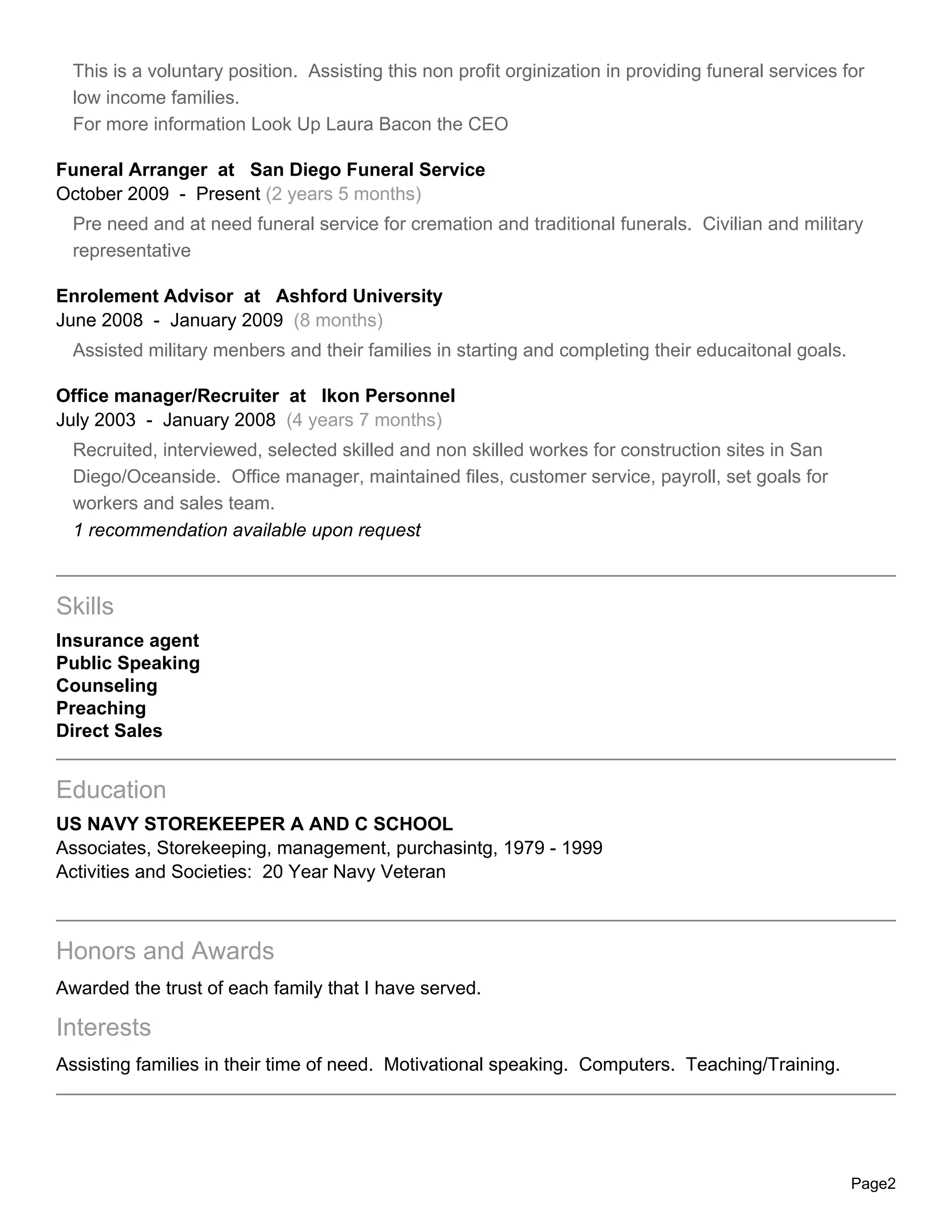 Bobby myles profile (1) Secretery | PDF | Non-Profit Organizations ...