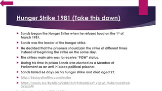 Bobby Sands and the Hunger Strike of 1981.pptx