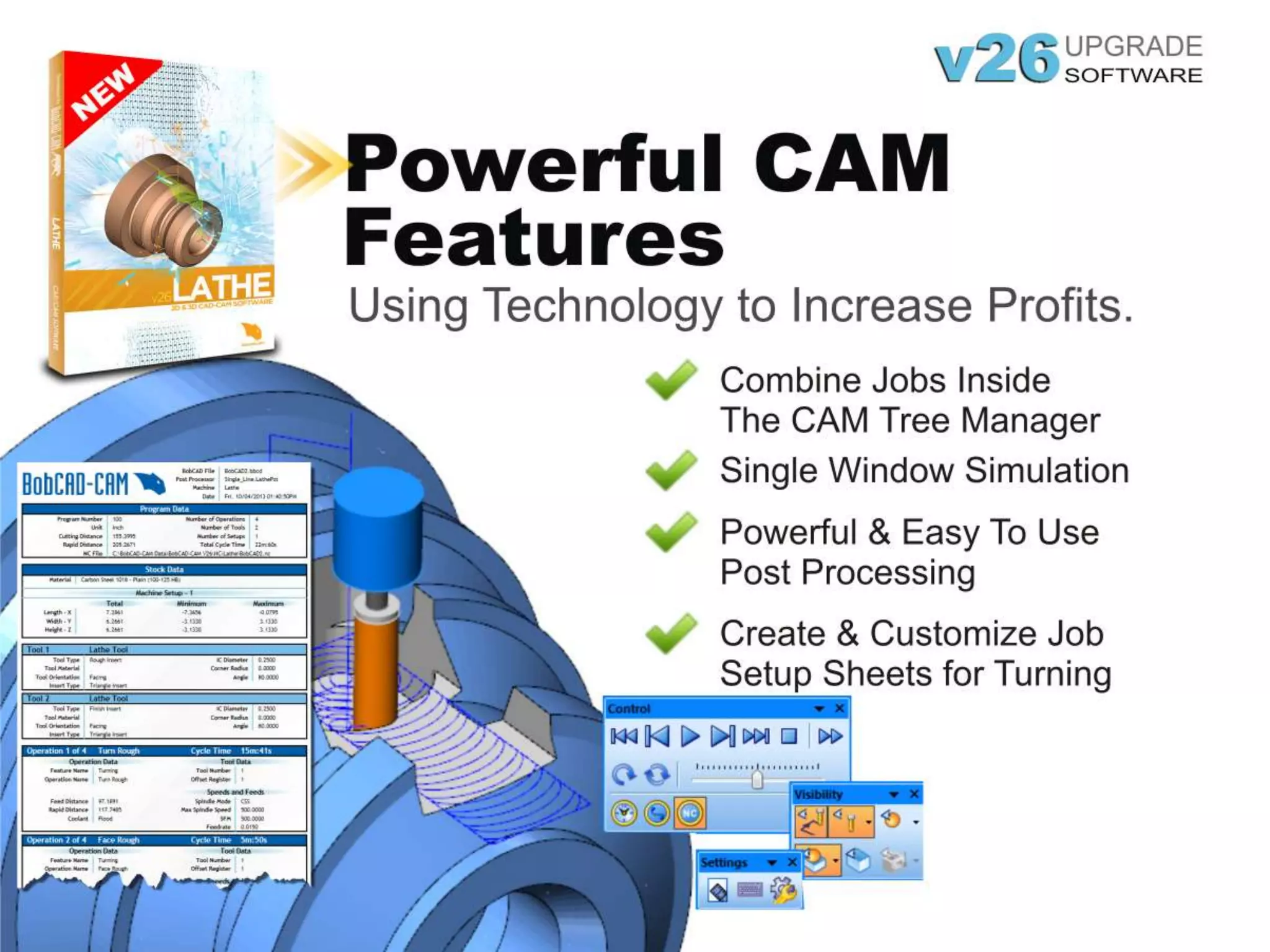 CAD-CAM CNC Software for Lathe Machining | PPTX