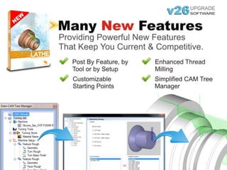 CAD-CAM CNC Software for Lathe Machining | PPTX