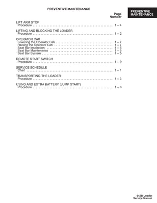 BOBCAT 642B SKID STEER LOADER Service Repair Manual.pdf