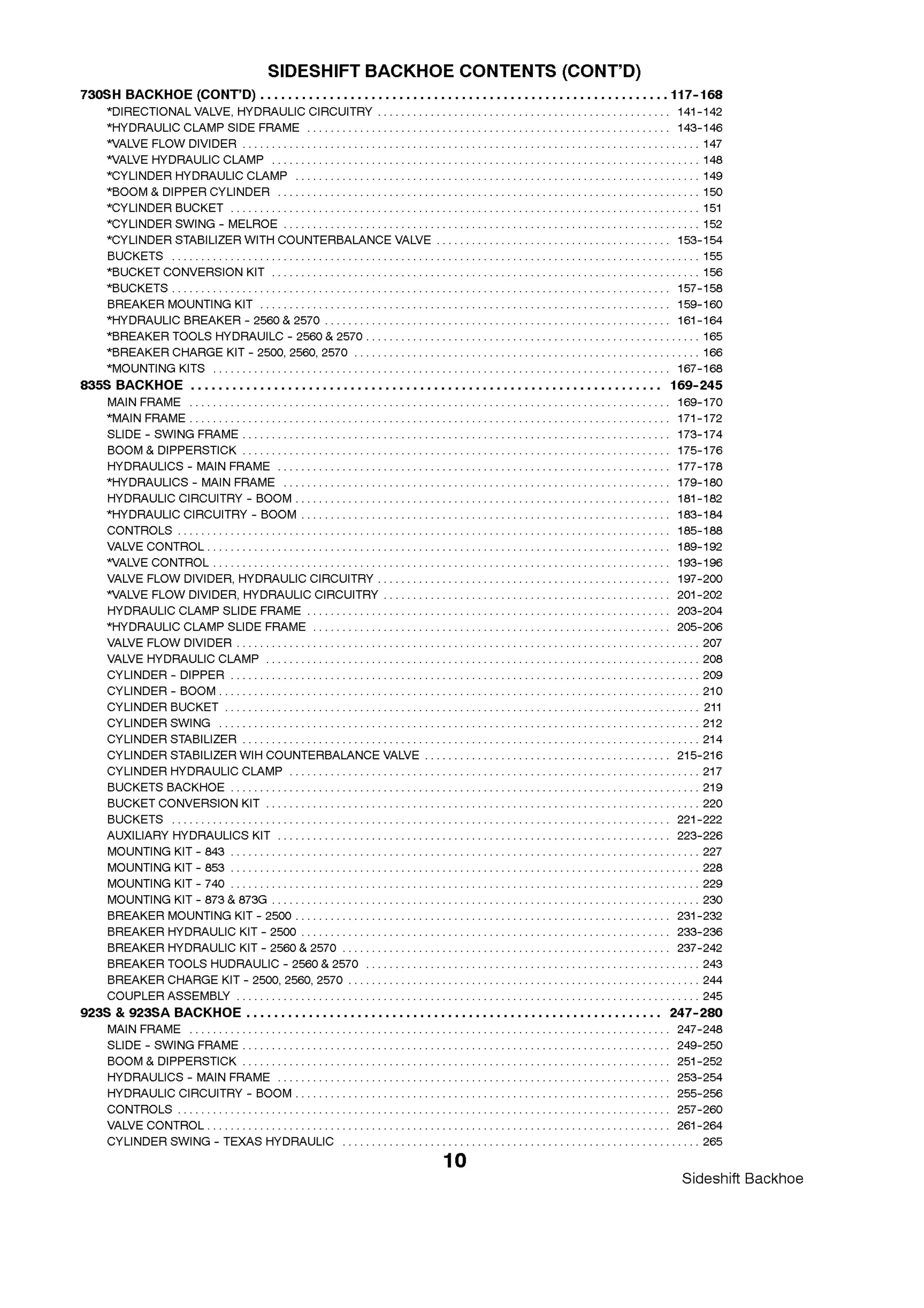 Bobcat 725 s sideshift backhoes service repair manual | PDF | Sports ...