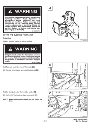 Bobcat 743B Skid Steer Loader Service Repair Manual.pdf