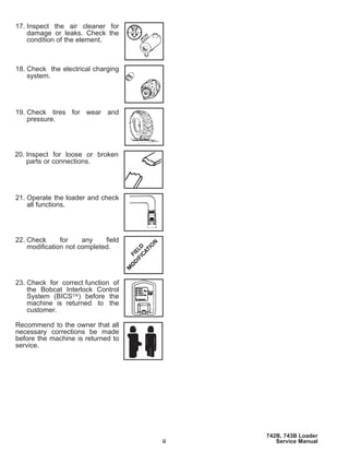 Bobcat 743B Skid Steer Loader Service Repair Manual.pdf