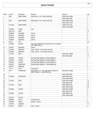 Bobcat 773 f series skid steer loader parts catalogue manual (sn 5096 ...