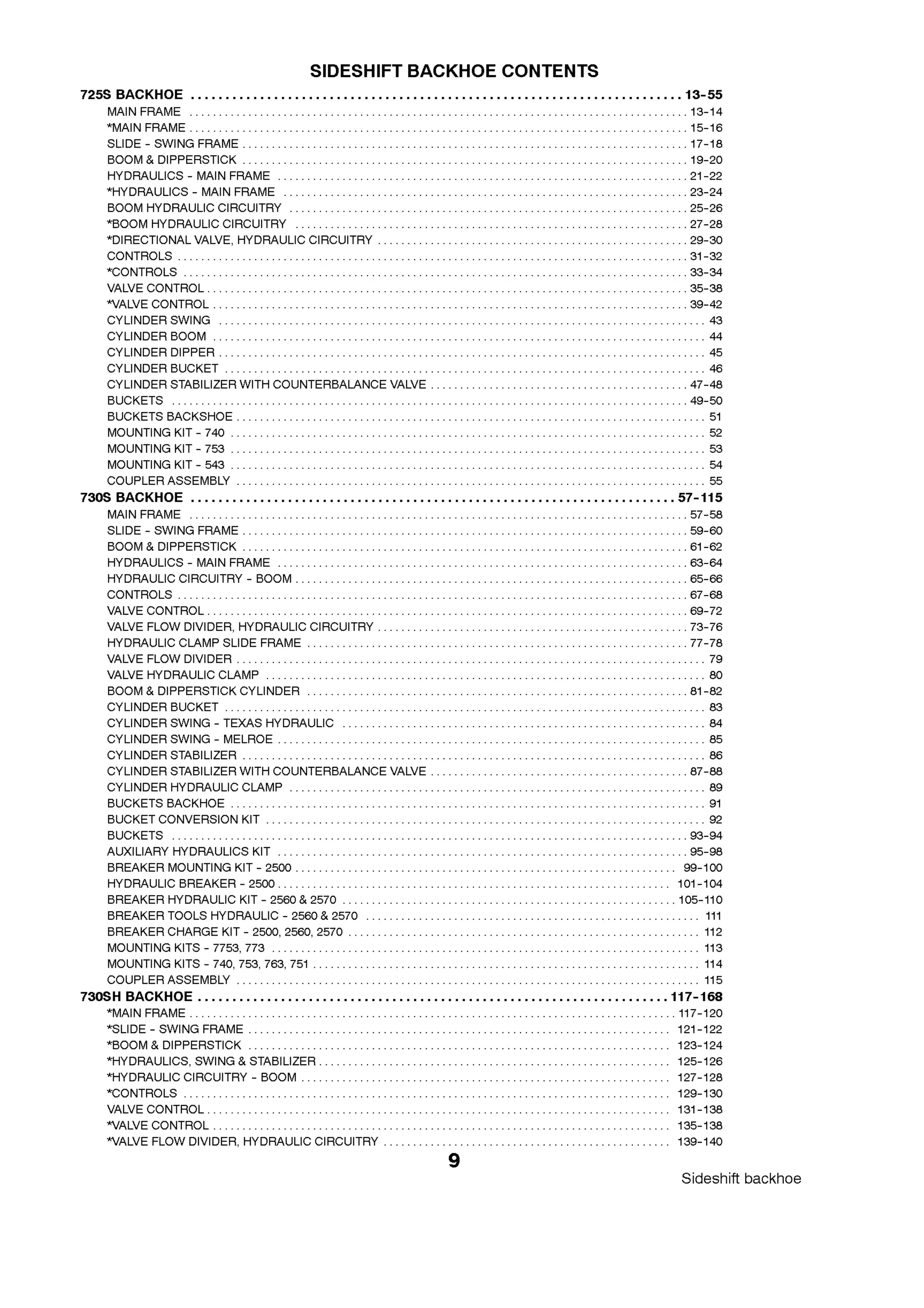 Bobcat 937 s sideshift backhoes service repair manual | PDF