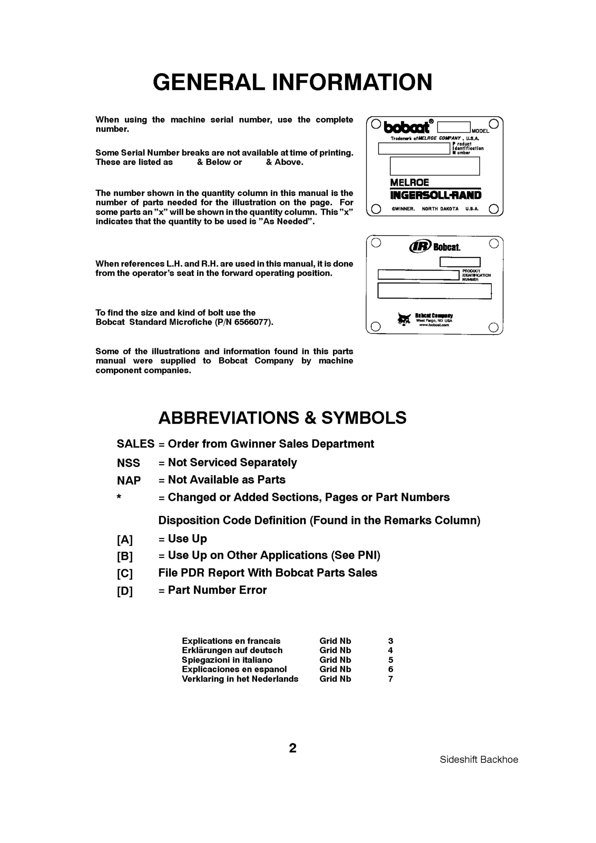 Bobcat 937 s sideshift backhoes service repair manual | PDF