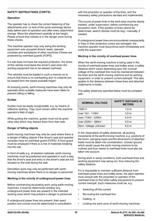 Bobcat al350 wheel loader service repair manual sn adbj11001 & above | PDF