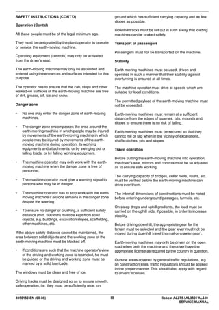 Bobcat al440 wheel loader service repair manual sn adbk11001 & above | PDF