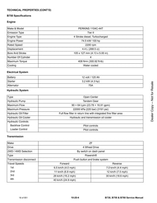 Bobcat b780 backhoe loader service repair manual (sn b45311001 and ...