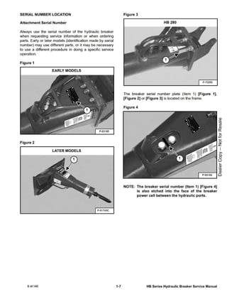 Bobcat Breaker HB880 Hydraulic Breaker Service Repair Manual SN ...