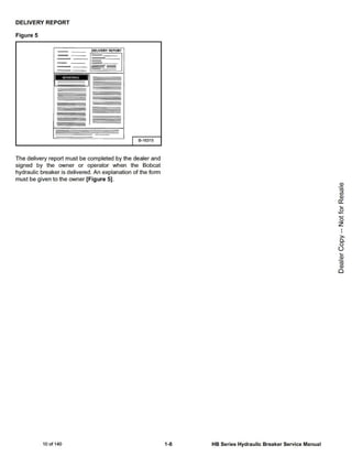 Bobcat Breaker HB880 Hydraulic Breaker Service Repair Manual SN ...