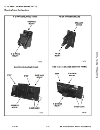 Bobcat Breaker HB880 Hydraulic Breaker Service Repair Manual SN ...