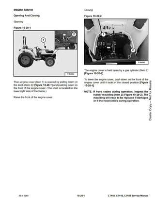 BOBCAT CT440, CT445, CT450 COMPACT TRACTOR Service Repair Manual SN ...