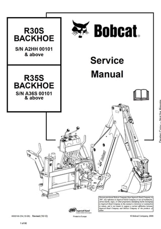 Bobcat R35S Backhoe Service Repair Manual SNA36S00101 AND Above.pdf