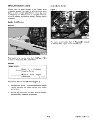 Bobcat t450 compact track loader service repair manual (sn b1 em11001 ...