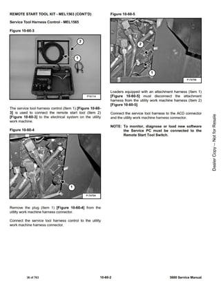 Bobcat toolcat 5600 utility work machine service repair manual sn a0 ...