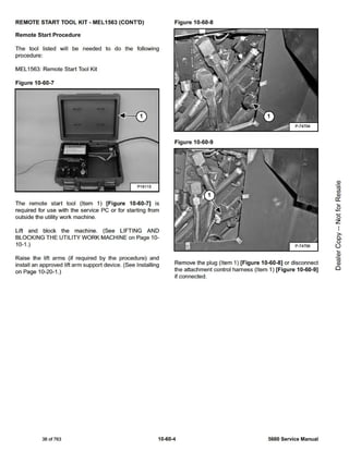 Bobcat Toolcat 5600 Utility Work Machine Service Repair Manual SN ...