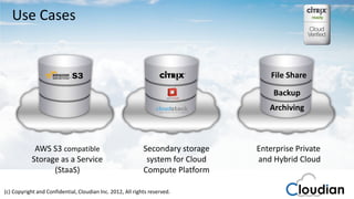 Cloudian & cloudstack | PPTX