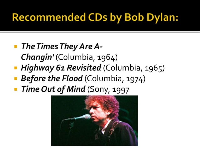 Bob dylan | PPTX
