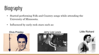 Bob Dylan's Music as Literature | PPTX