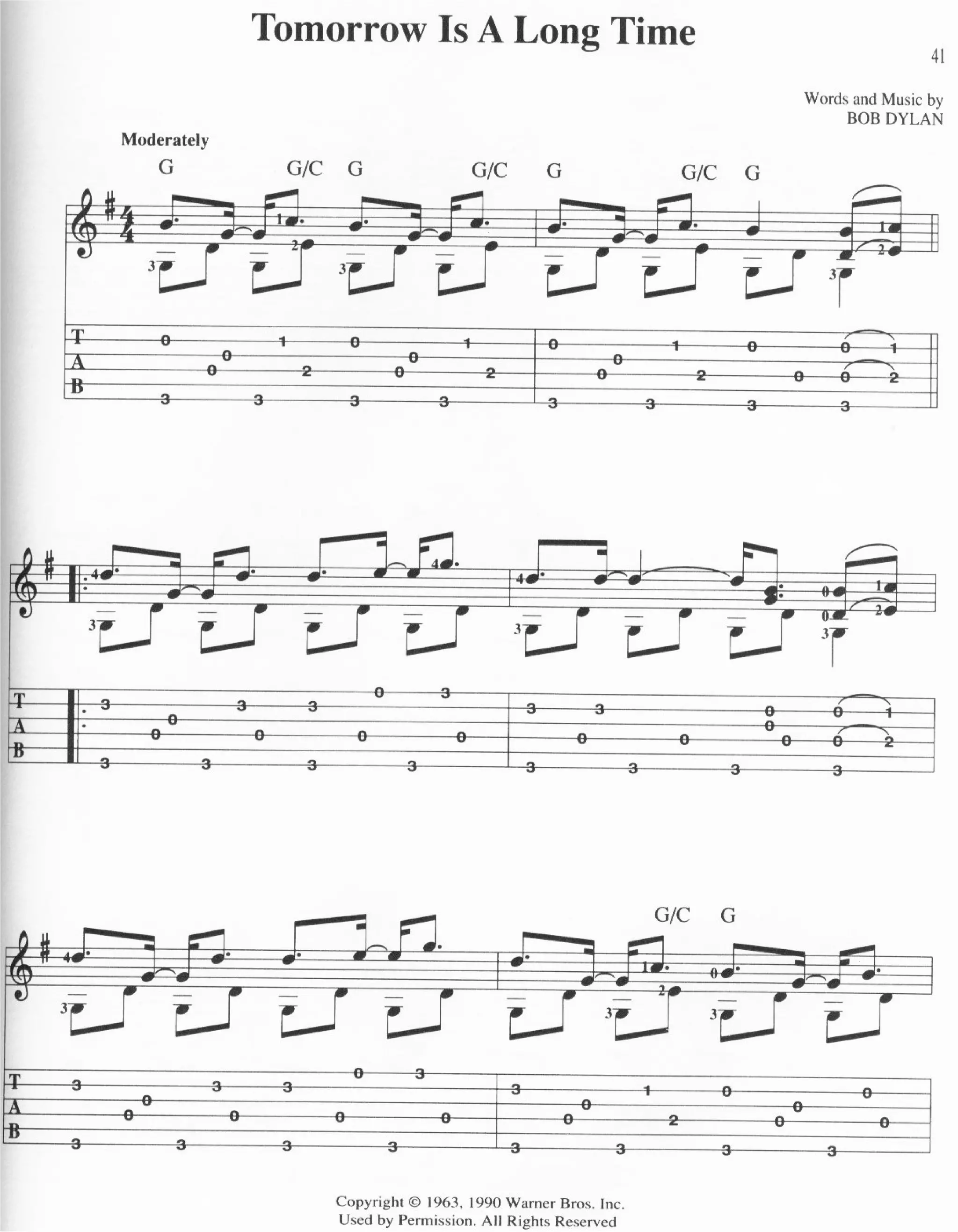 Bob dylan finger picking | PDF